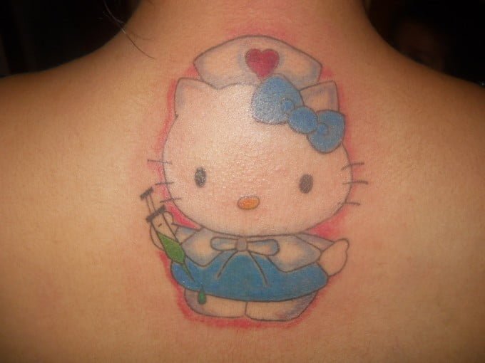 35 Cute And Crazy Hello Kitty Tattoo Design Entertainmentmesh