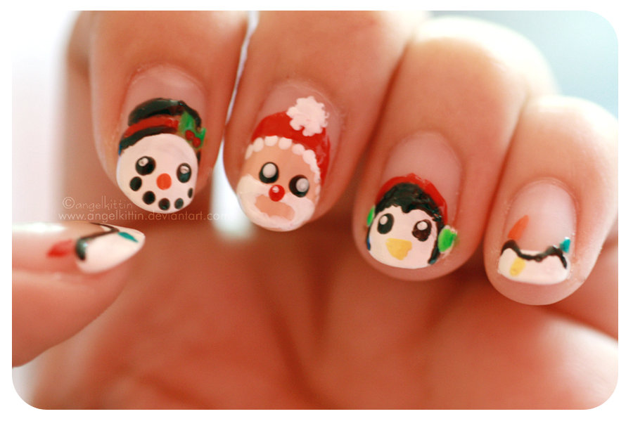 25 Super Cute Christmas Nails – EntertainmentMesh