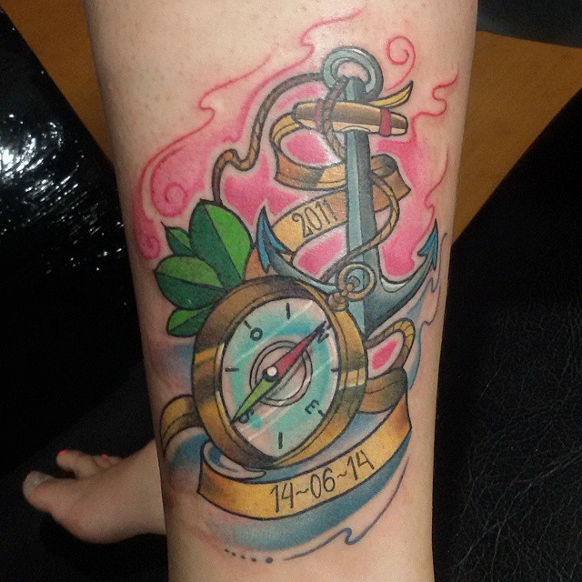 20+ Awesome Anchor and Compass Tattoo – EntertainmentMesh