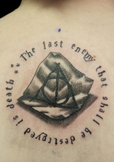 'The Last Enemy That Shall Be Destroyed Is Death' Quote Tattoo ...