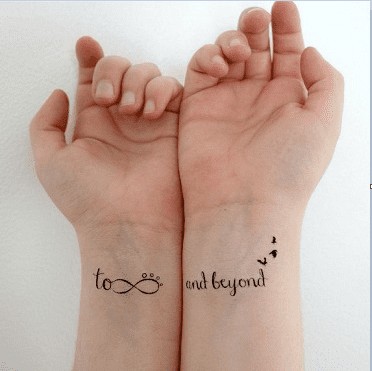 30+ Unique To Infinity and Beyond Tattoo Designs and Ideas ...