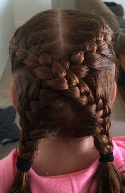 criss cross french braid pigtails – EntertainmentMesh