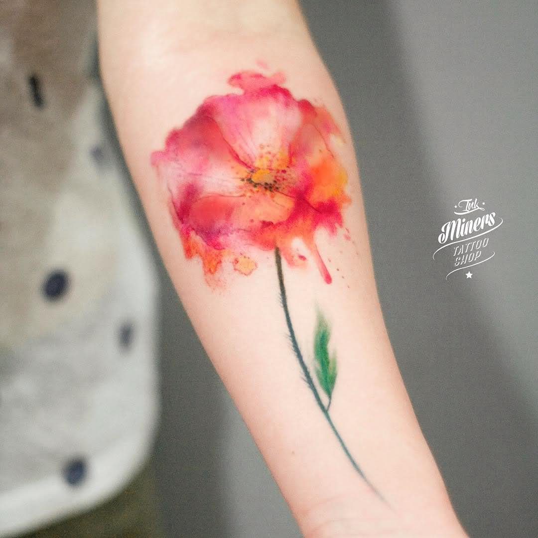 30 Delicate Forearm Flower Tattoo Designs & Ideas – EntertainmentMesh