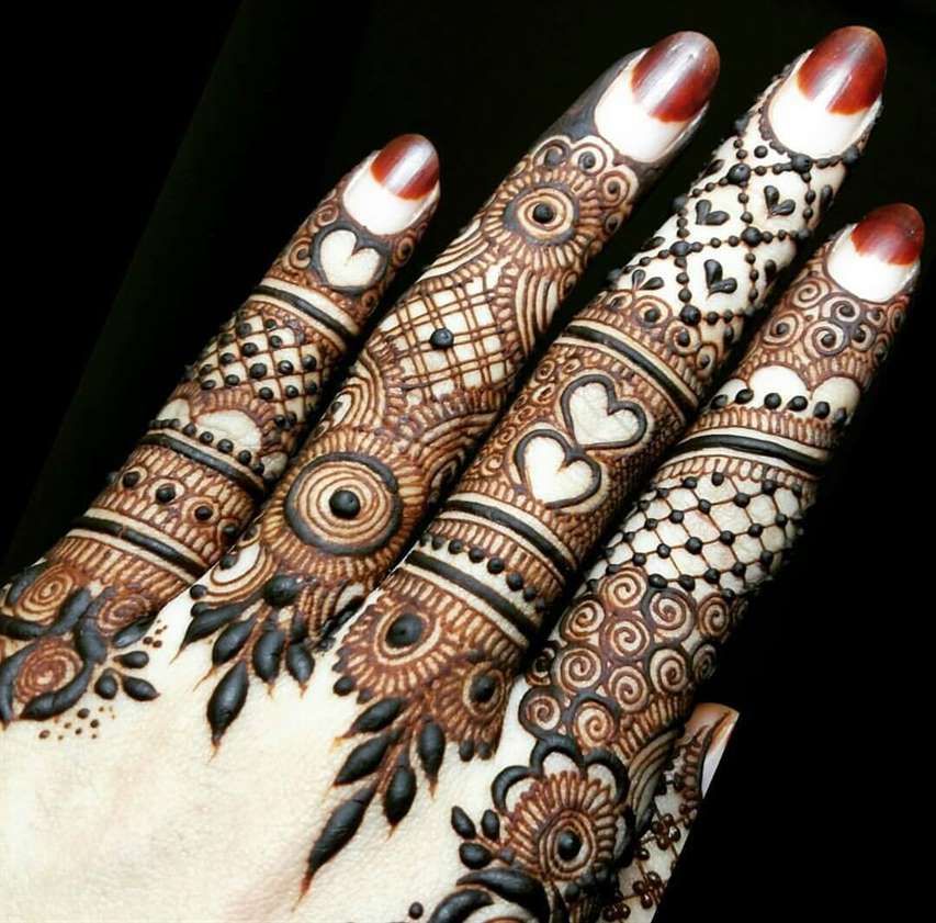 30 Ring Style Jewellery Mehndi Designs For Hands 