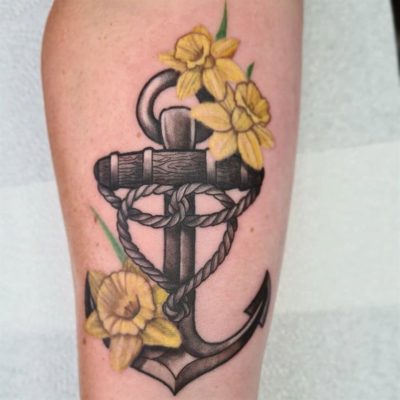 20+ Daffodil March Birth Flower Tattoo Design Ideas – EntertainmentMesh