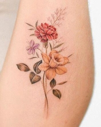 20+ Daffodil March Birth Flower Tattoo Design Ideas – EntertainmentMesh
