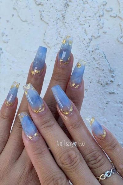 25 Lovely Baby Blue Nail Art Design Ideas For 2022 – EntertainmentMesh