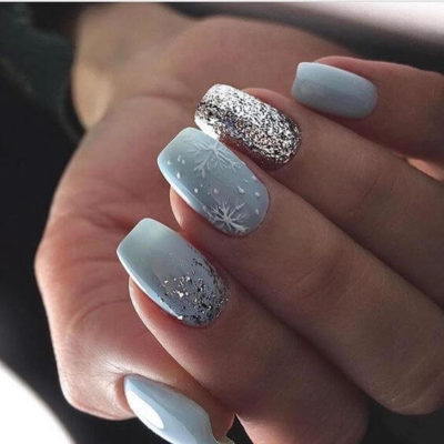 25 Lovely Baby Blue Nail Art Design Ideas For 2022 – EntertainmentMesh
