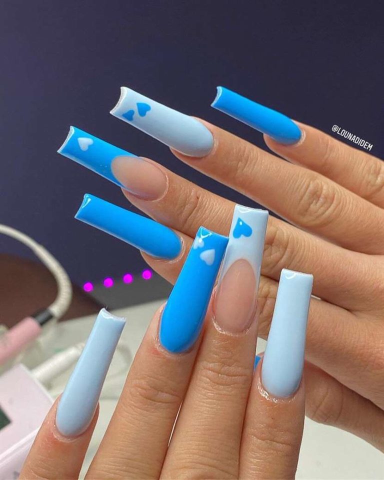25 Lovely Baby Blue Nail Art Design Ideas For 2022 – EntertainmentMesh